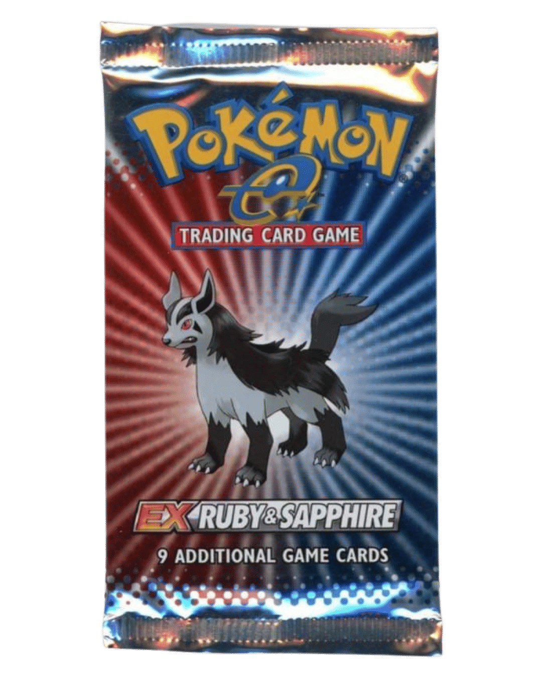 Pokémon 2003 EX Ruby & Sapphire Booster Pack (Mightyena) | Rare Candy